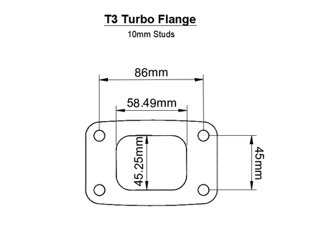 Turbo Flange Chart - Turbo Flange Size Chart | Sinco Customs